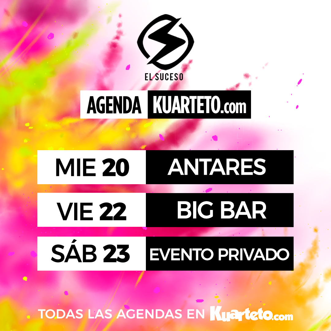 Agendas para este fin de semana ¡Mirá acá! - Kuarteto.com