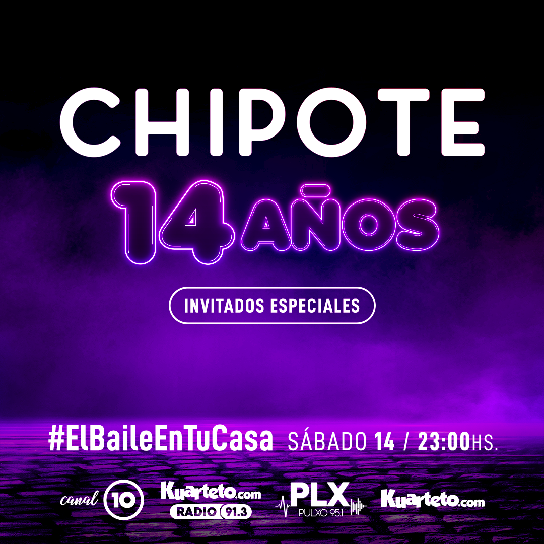 ¡Mega festejo en #ElBaileEnTuCasa! Celebramos el 14 aniversario de Chipote con invitados ...