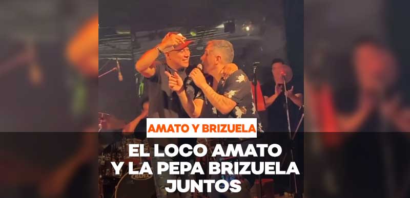 El Loco Amato y La Pepa Brizuela juntos en el escenario - Kuarteto.com