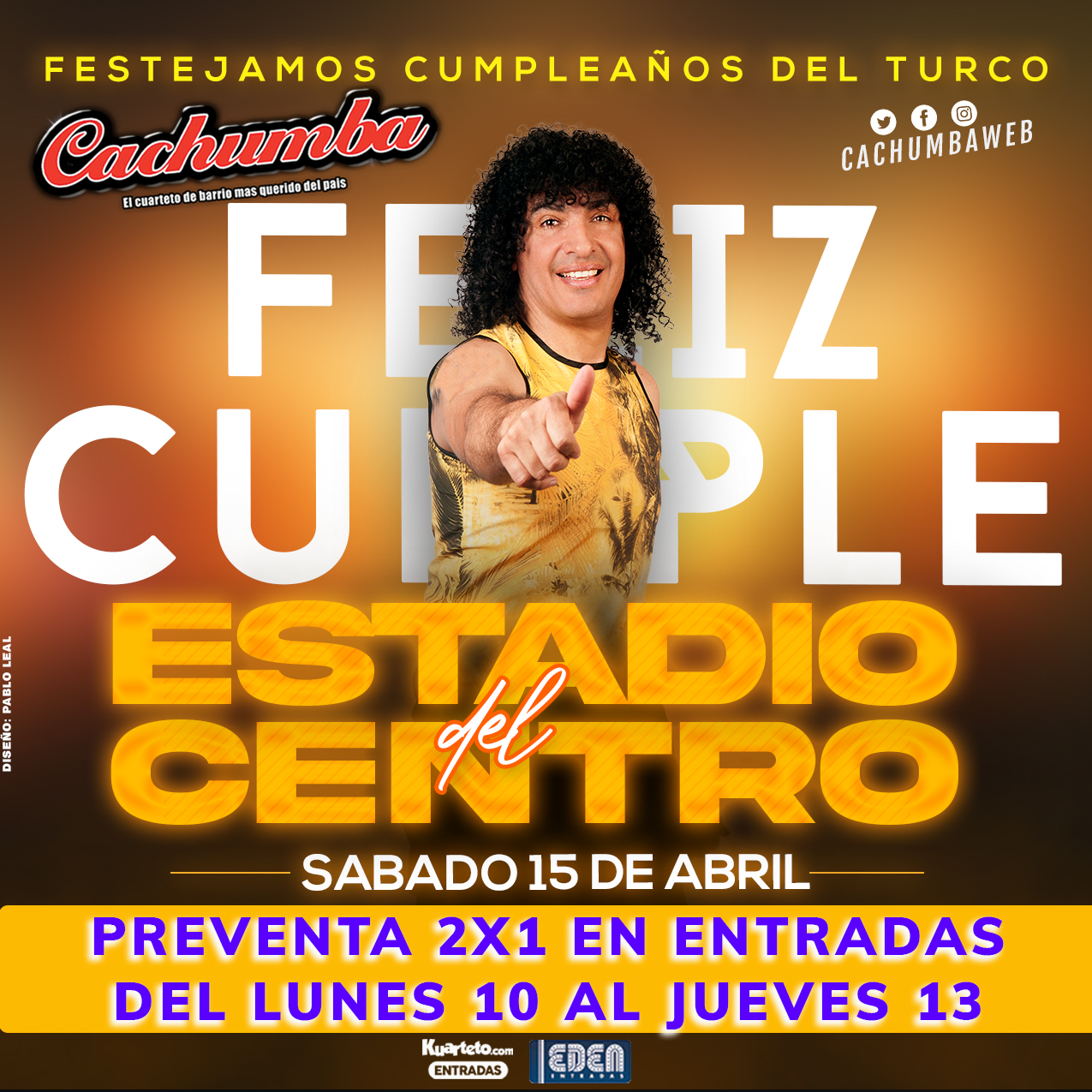 EL TURCO OLIVA FESTEJA SU CUMPLEAÑOS - Kuarteto.com