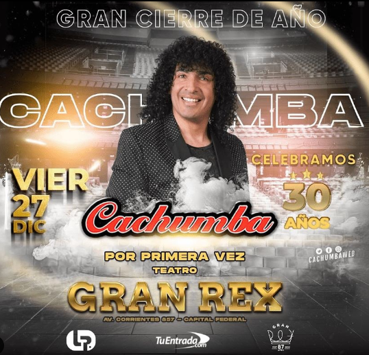 Cachumba cumple 30 años y los festeja a lo grande - Kuarteto.com